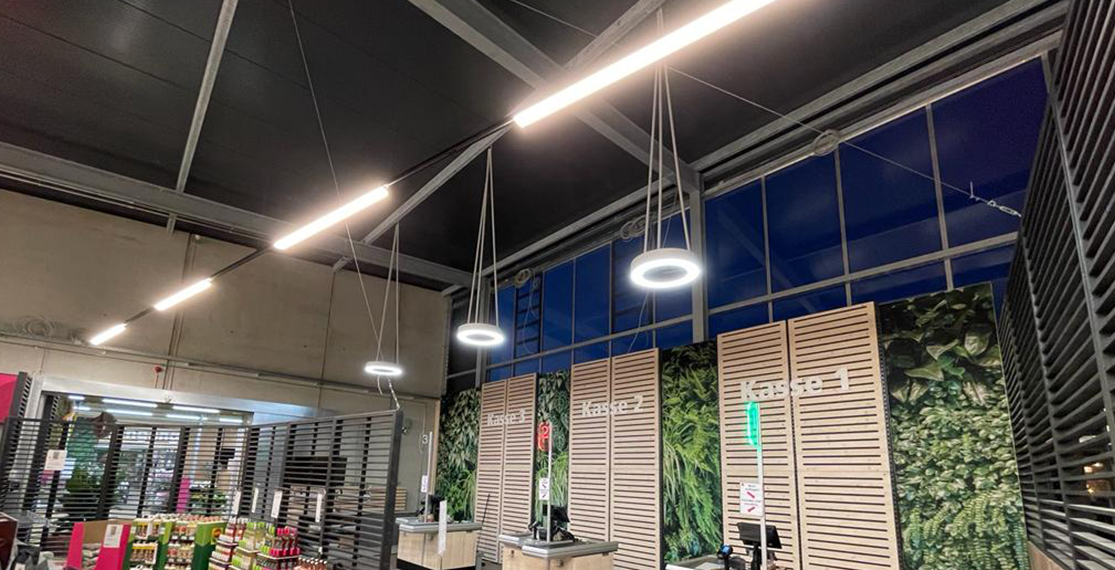 Commercial Supermarket Lighting, Retail Store Lighting